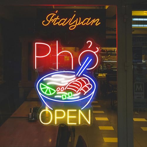 Pho Real Kitchen And Bar: Must-Have Neon Signs and Stainless Steel ...